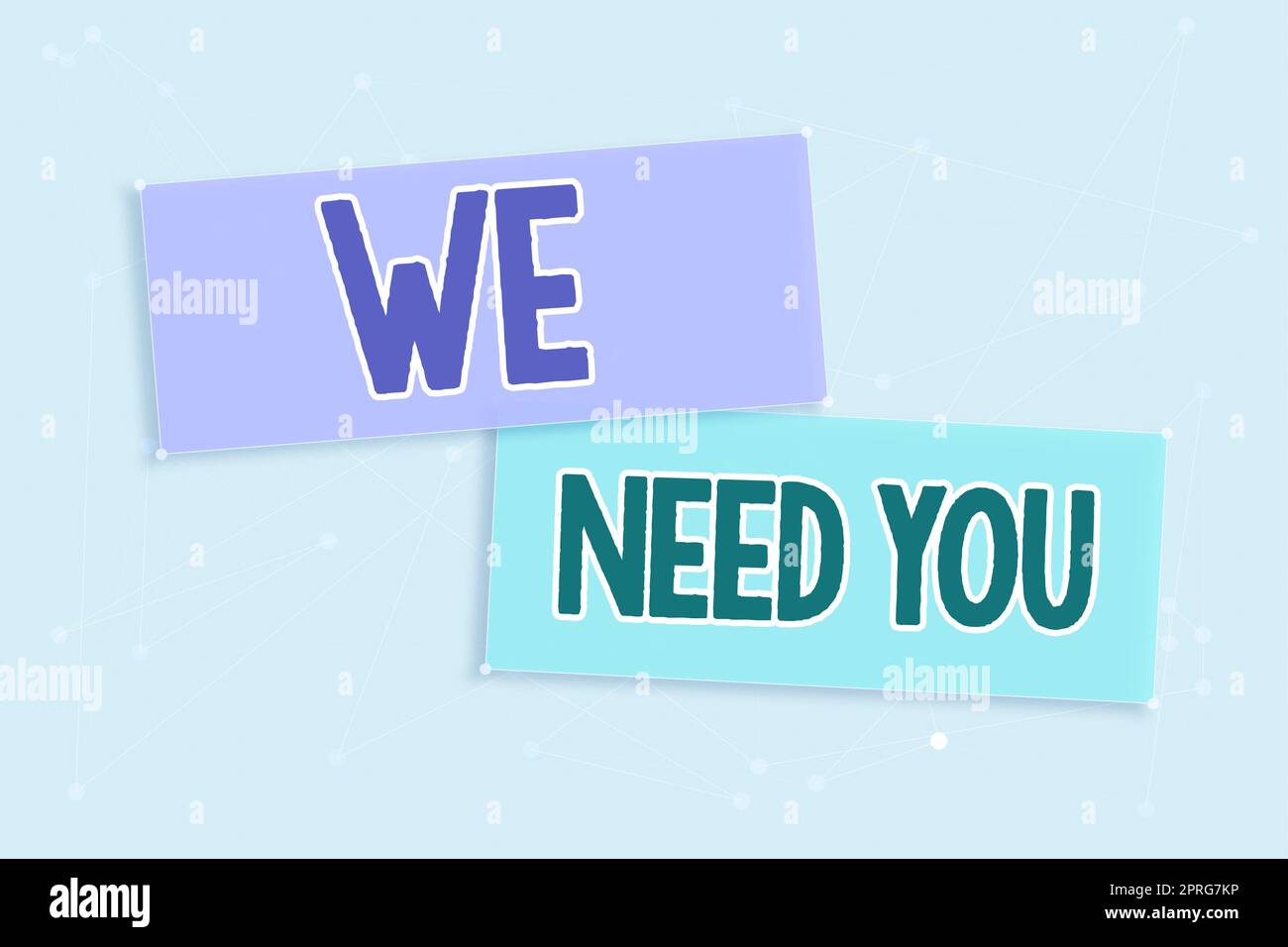 Conceptual caption We Need You. Word Written on Company wants to ...