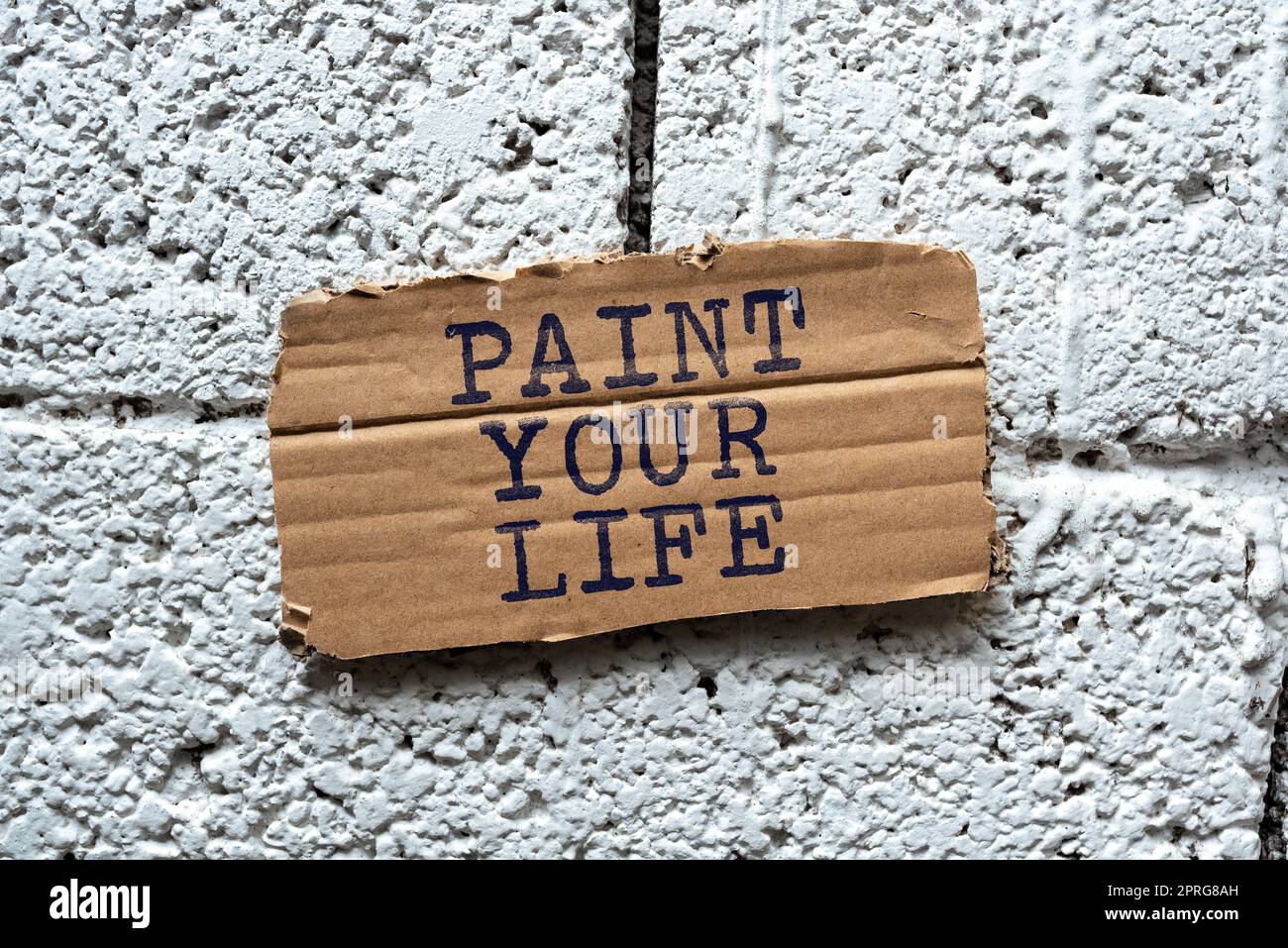 Writing displaying text Paint Your Life. Conceptual photo Make your ...