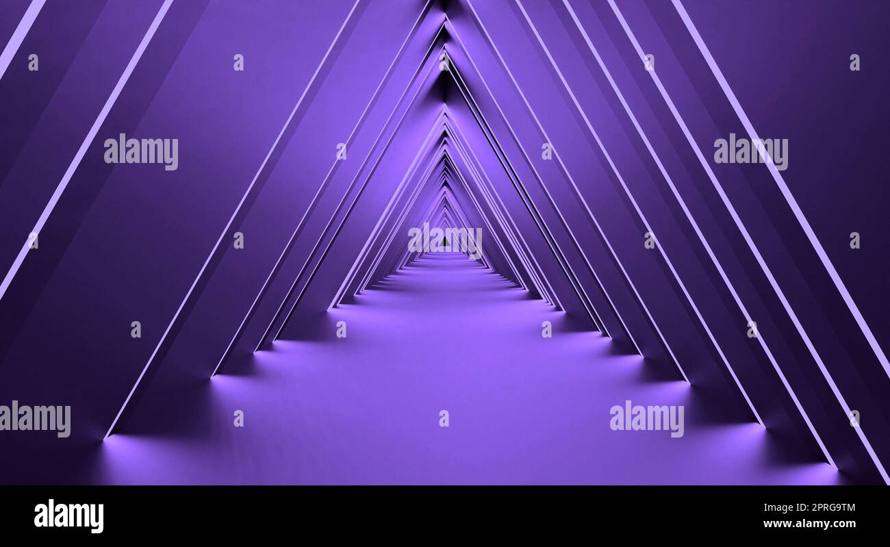 Corridor interior design Future concept. 3D rendering Stock Photo - Alamy