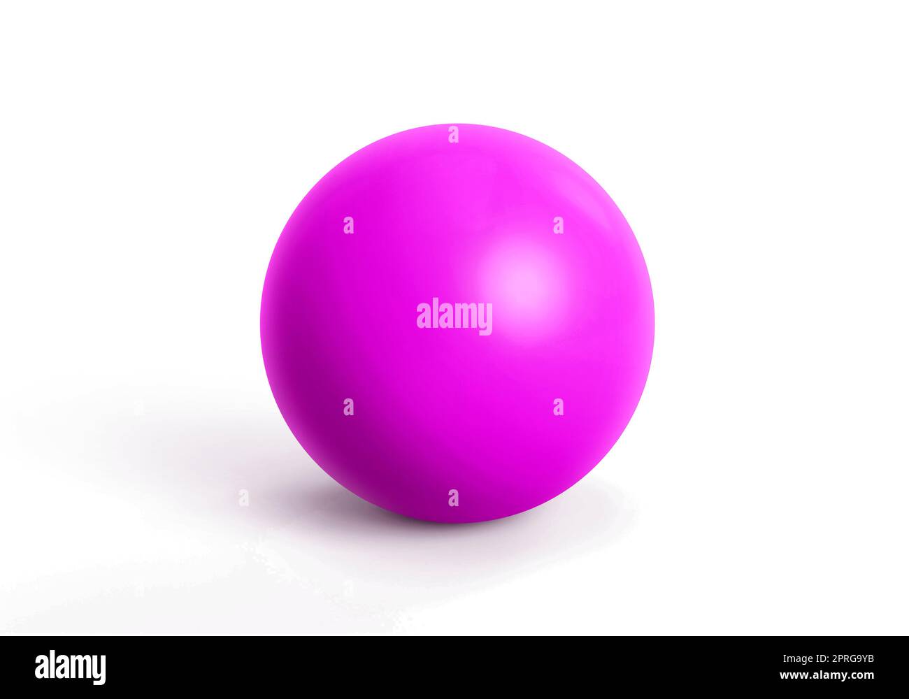 Pink spheres Isolated on white background. 3D render Stock Photo - Alamy