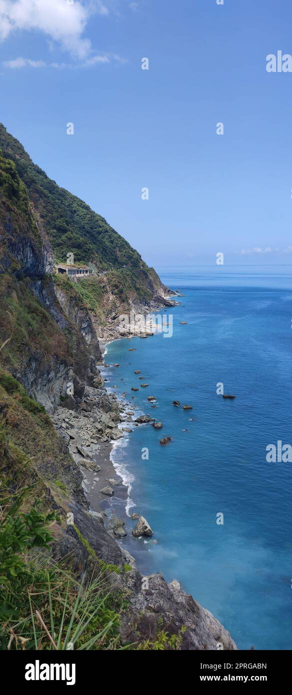 Chingshui Ocean cliffs are the highest coastal cliffs in Taiwan Stock ...