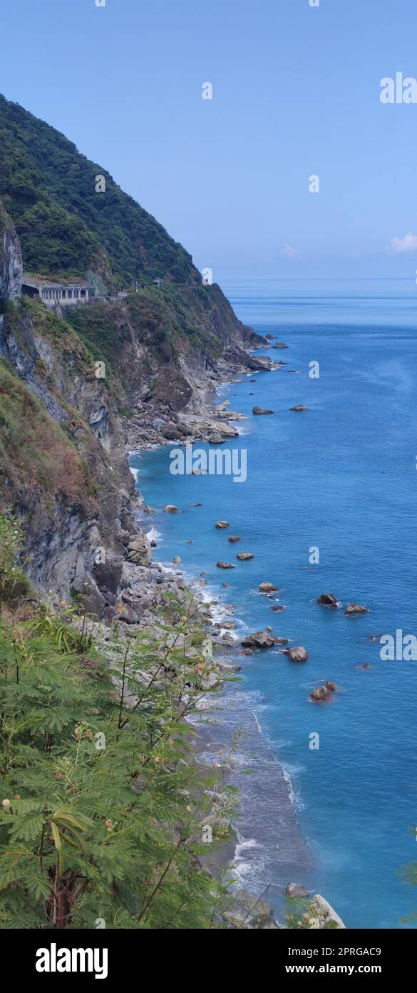Chingshui Ocean cliffs are the highest coastal cliffs in Taiwan Stock ...