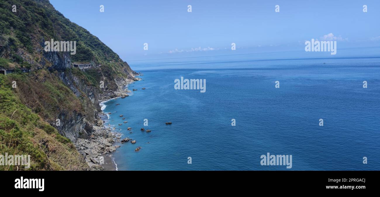 Chingshui Ocean cliffs are the highest coastal cliffs in Taiwan Stock ...