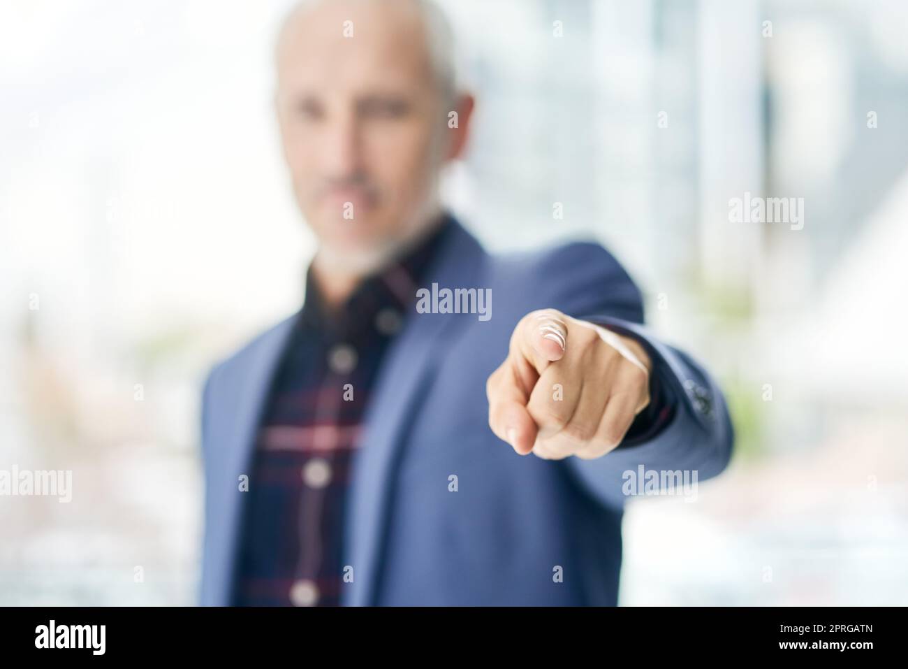 Person pointing finger hi-res stock photography and images - Alamy