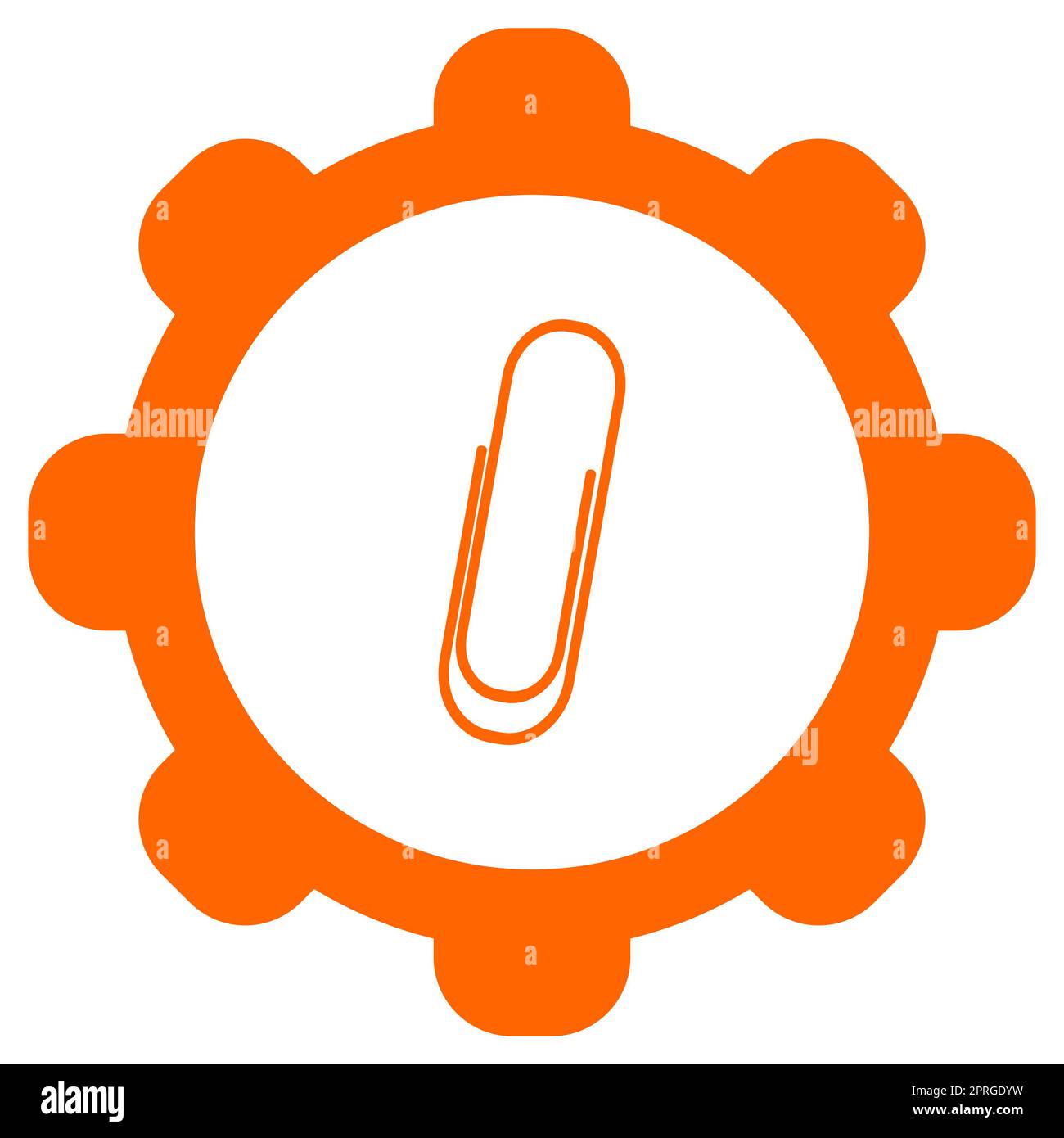 Paper clip and wheel Stock Photo - Alamy