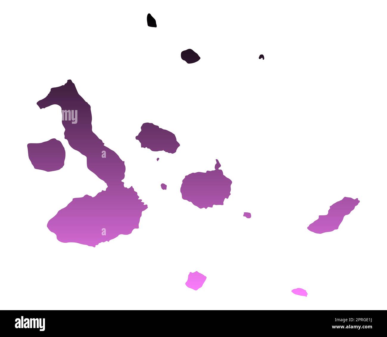 Galapagos islands map hi-res stock photography and images - Alamy