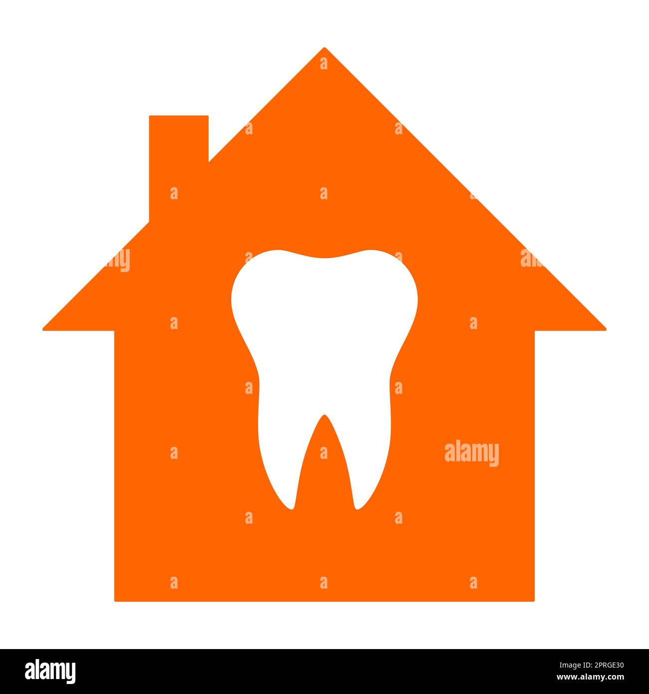 Tooth and home Stock Photo - Alamy