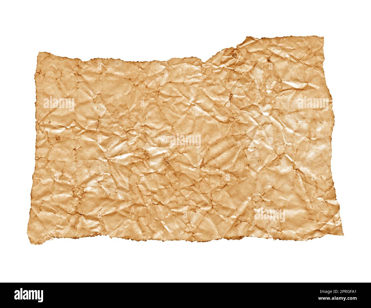 Old crumpled parchment paper texture background. Vintage wallpaper ...