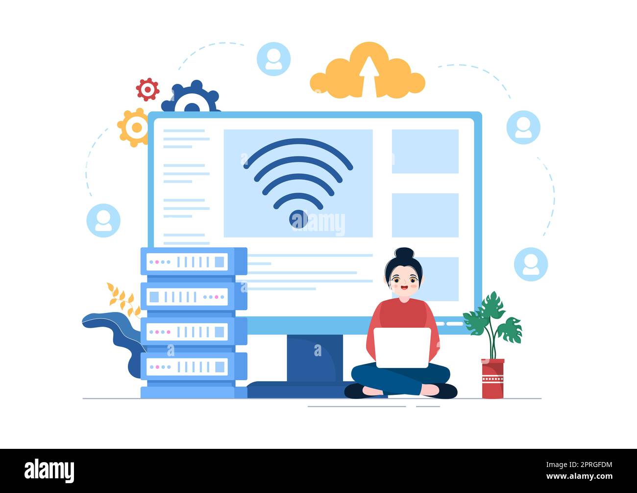 Intranet Internet Network Connection Technology to Share Confidential ...