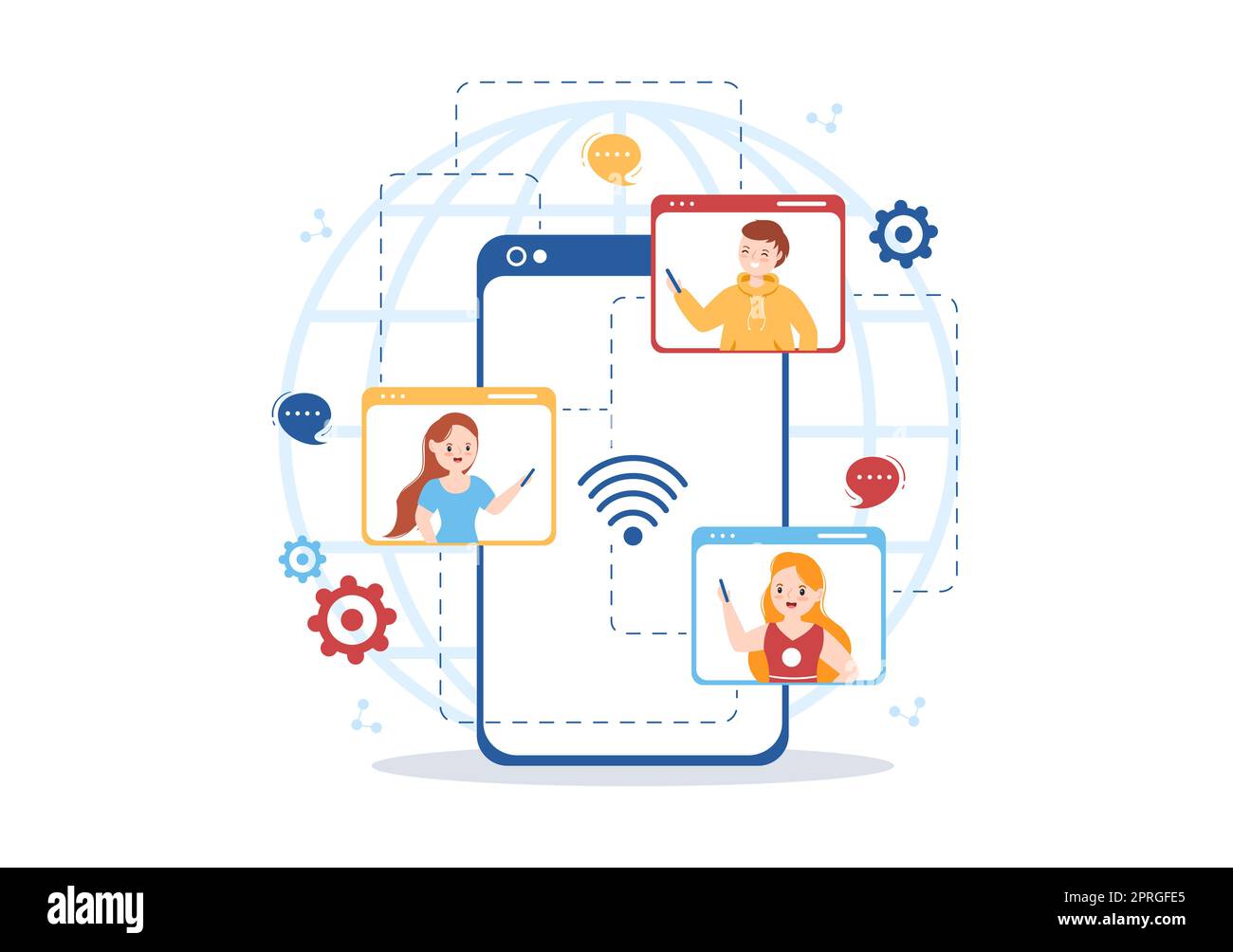Intranet Internet Network Connection Technology to Share Confidential ...