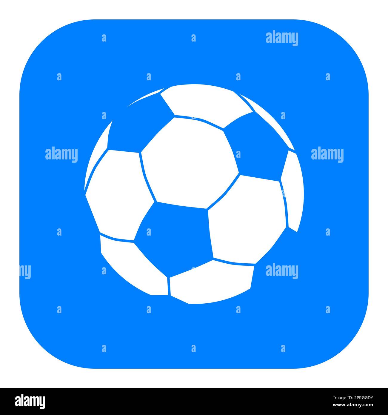 Soccer ball and app icon Stock Photo - Alamy