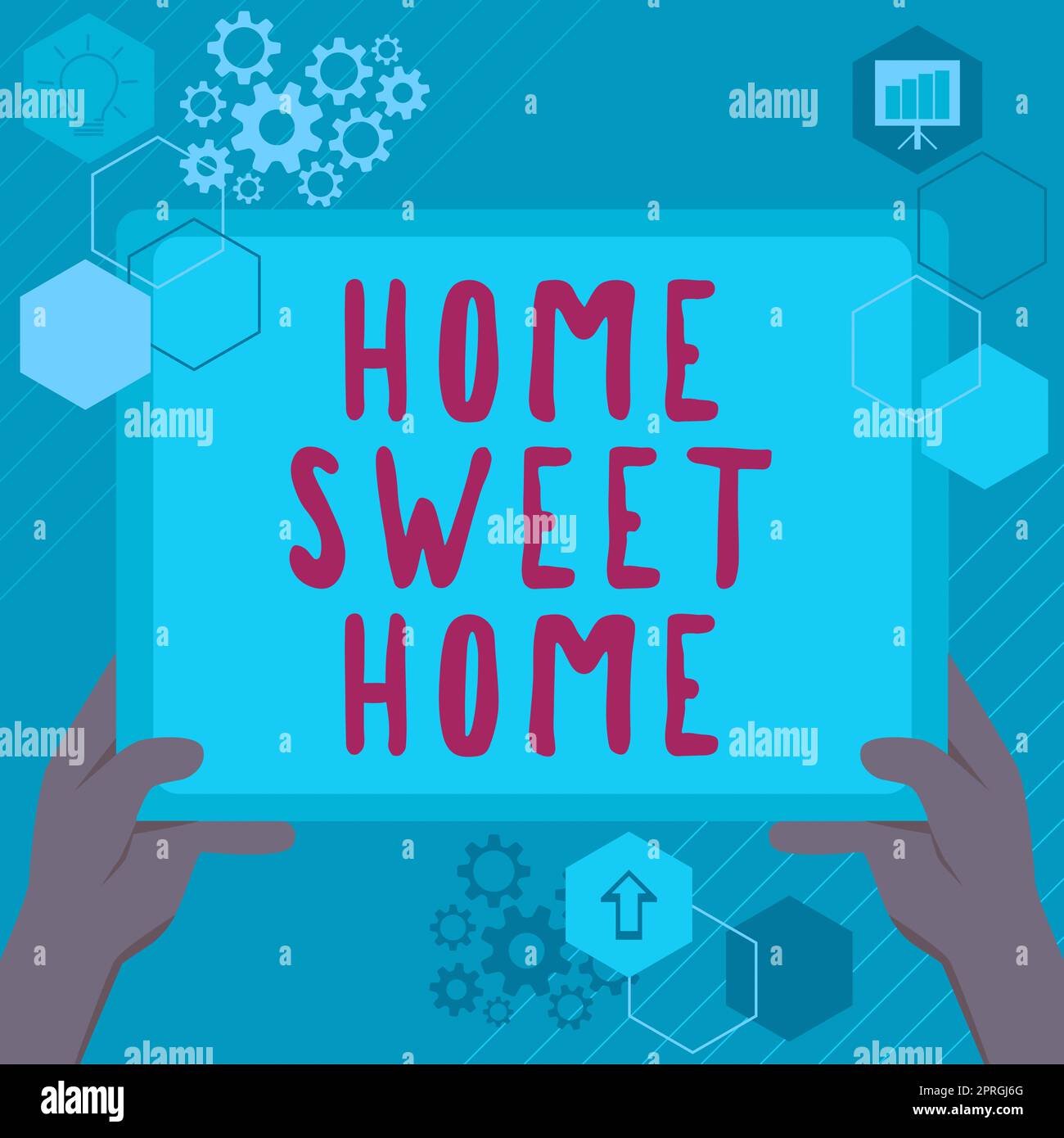Writing displaying text Home Sweet Home, Business concept Welcome back ...