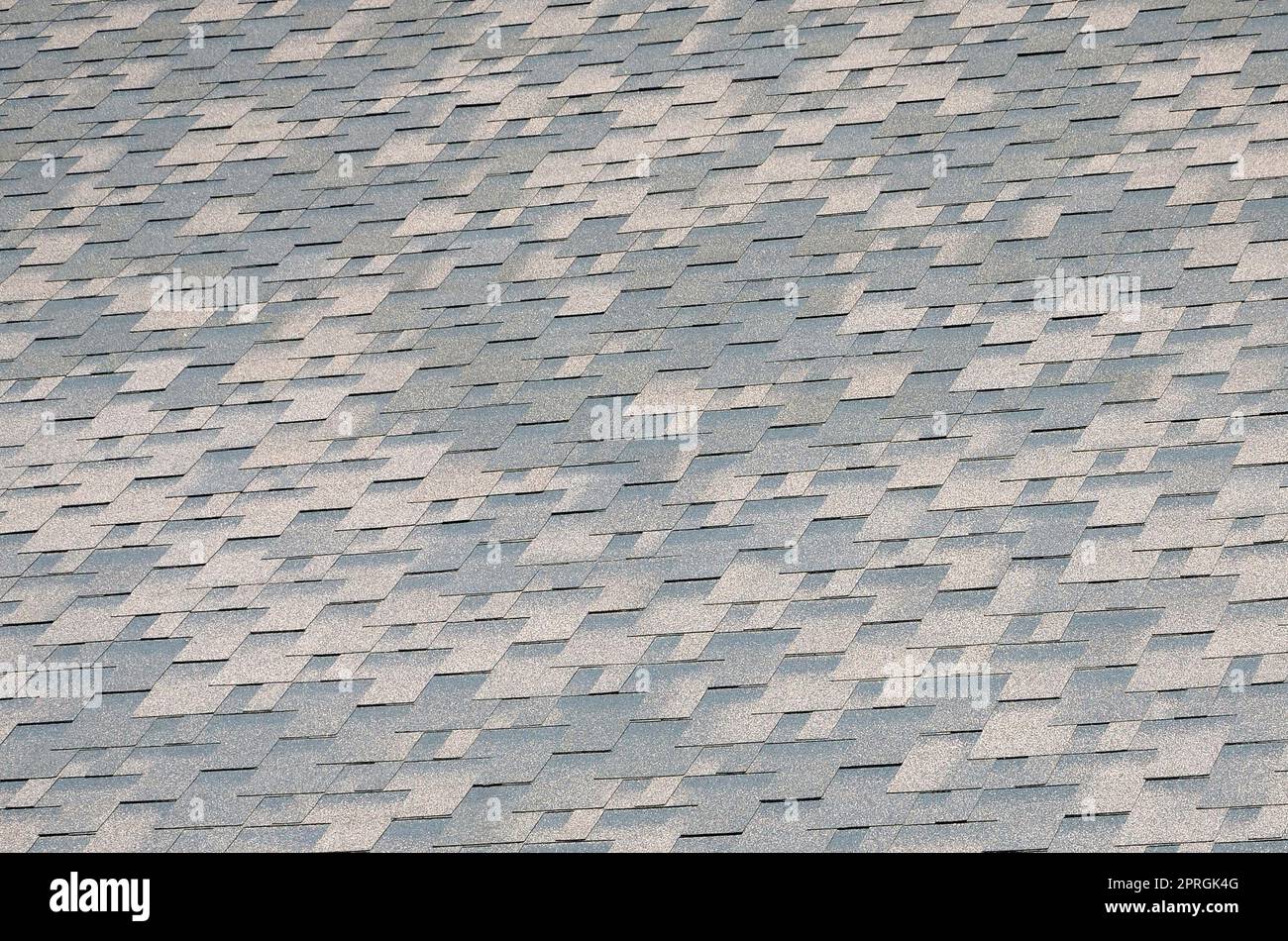 Flexible shingles of bitumen roofing surface. Background mosaic texture ...