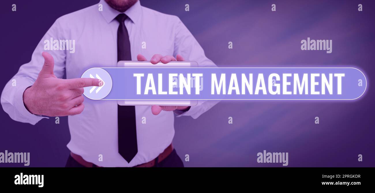 Handwriting text Talent ManagementAcquiring hiring and retaining ...