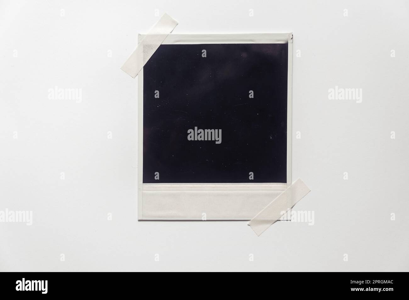 Photo frame for picture or memories taped on wall. Scrapbook design ...