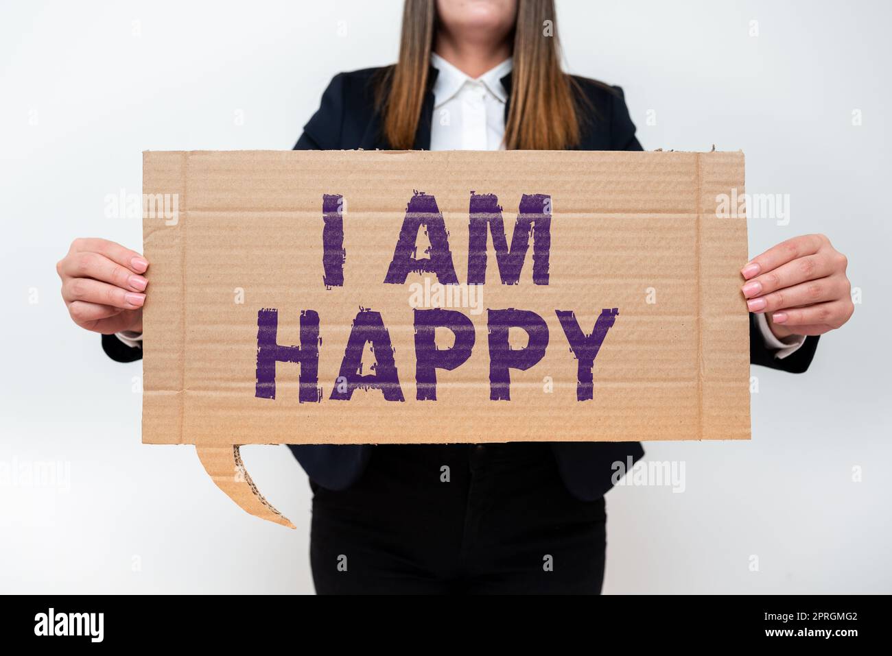 Hand holding a smiley hi-res stock photography and images - Alamy