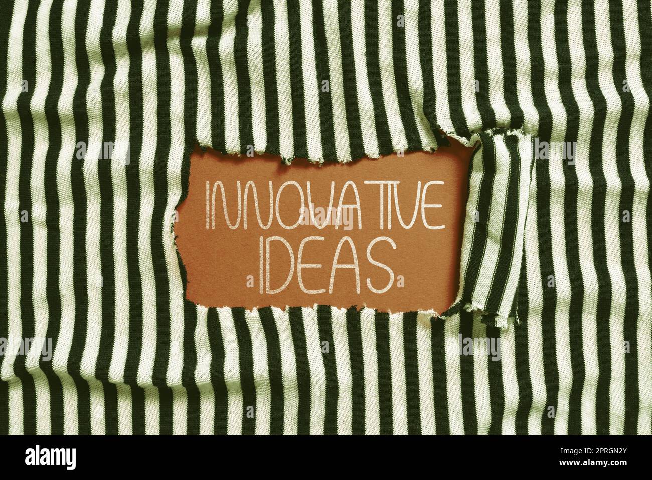 Hand writing sign Innovative Ideas, Word Written on concepts that are a ...