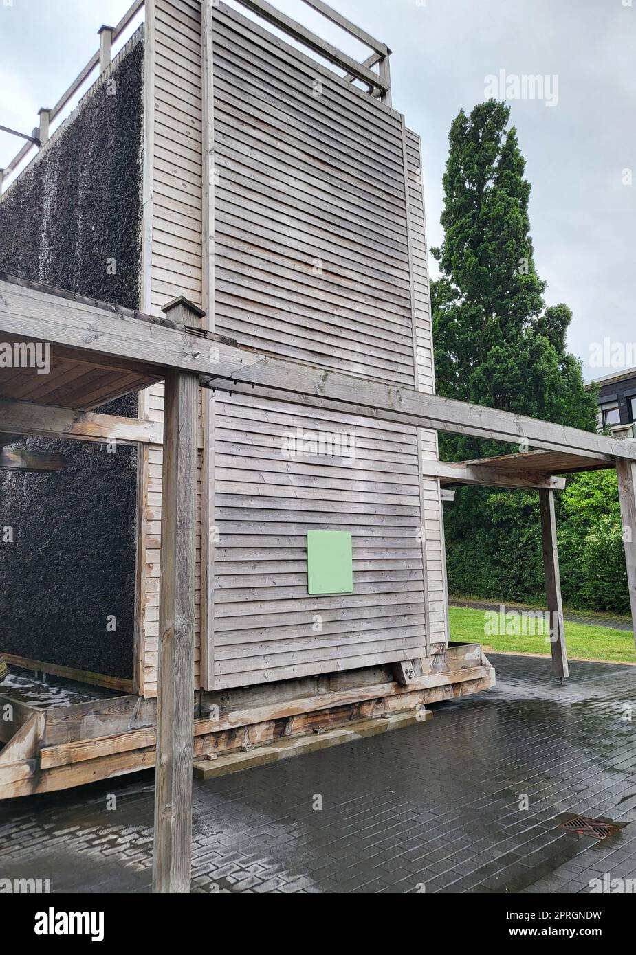 Graduation tower, graduation building, saltworks in Xanten Stock Photo ...