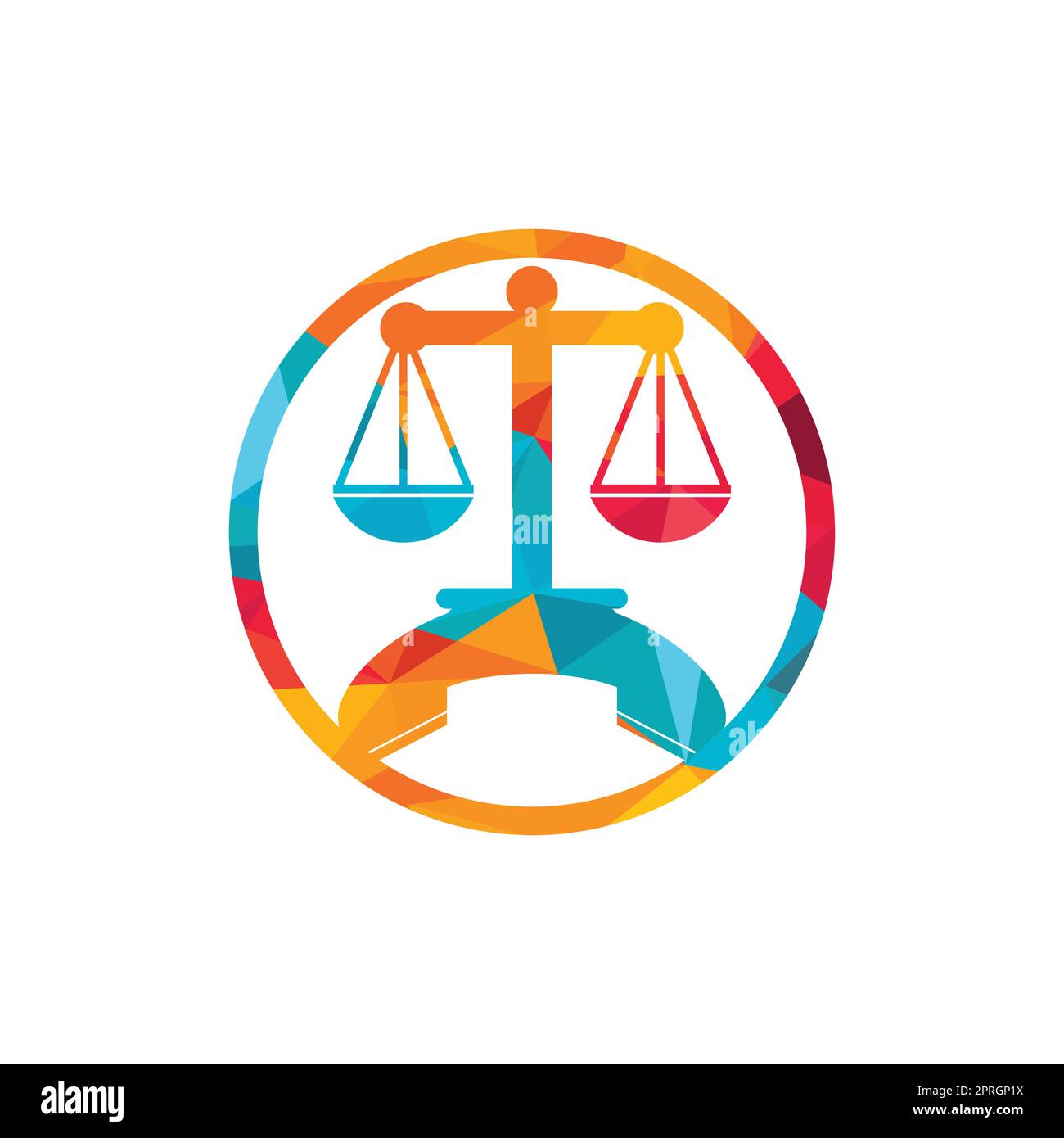 Law call vector logo design template. Handset and balance icon design ...