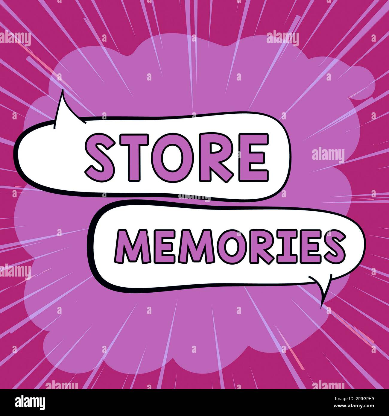 Inspiration showing sign Store Memories, Word for a process of ...