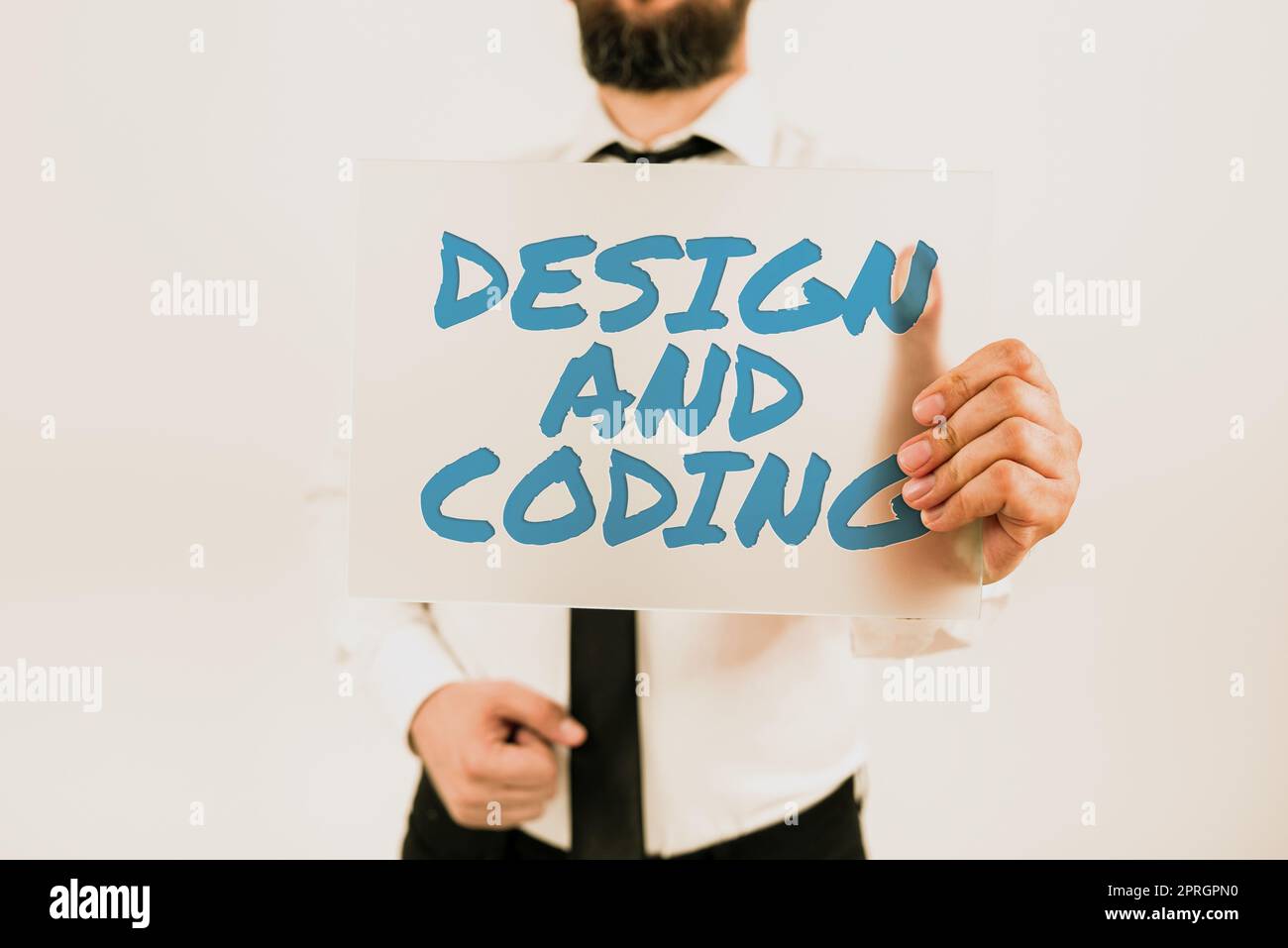 Text Caption Presenting Design And Coding Conceptual Photo Html And