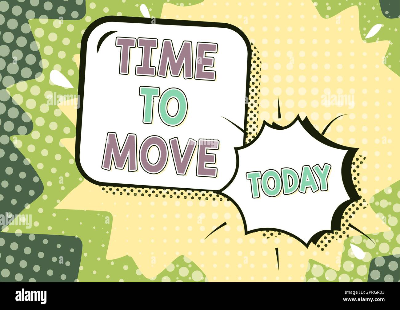 Conceptual caption Time To Move, Business showcase Best period to ...