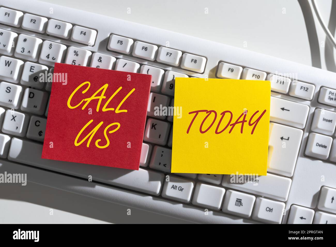 Text caption presenting Call Us Today. Word for Make a telephone ...