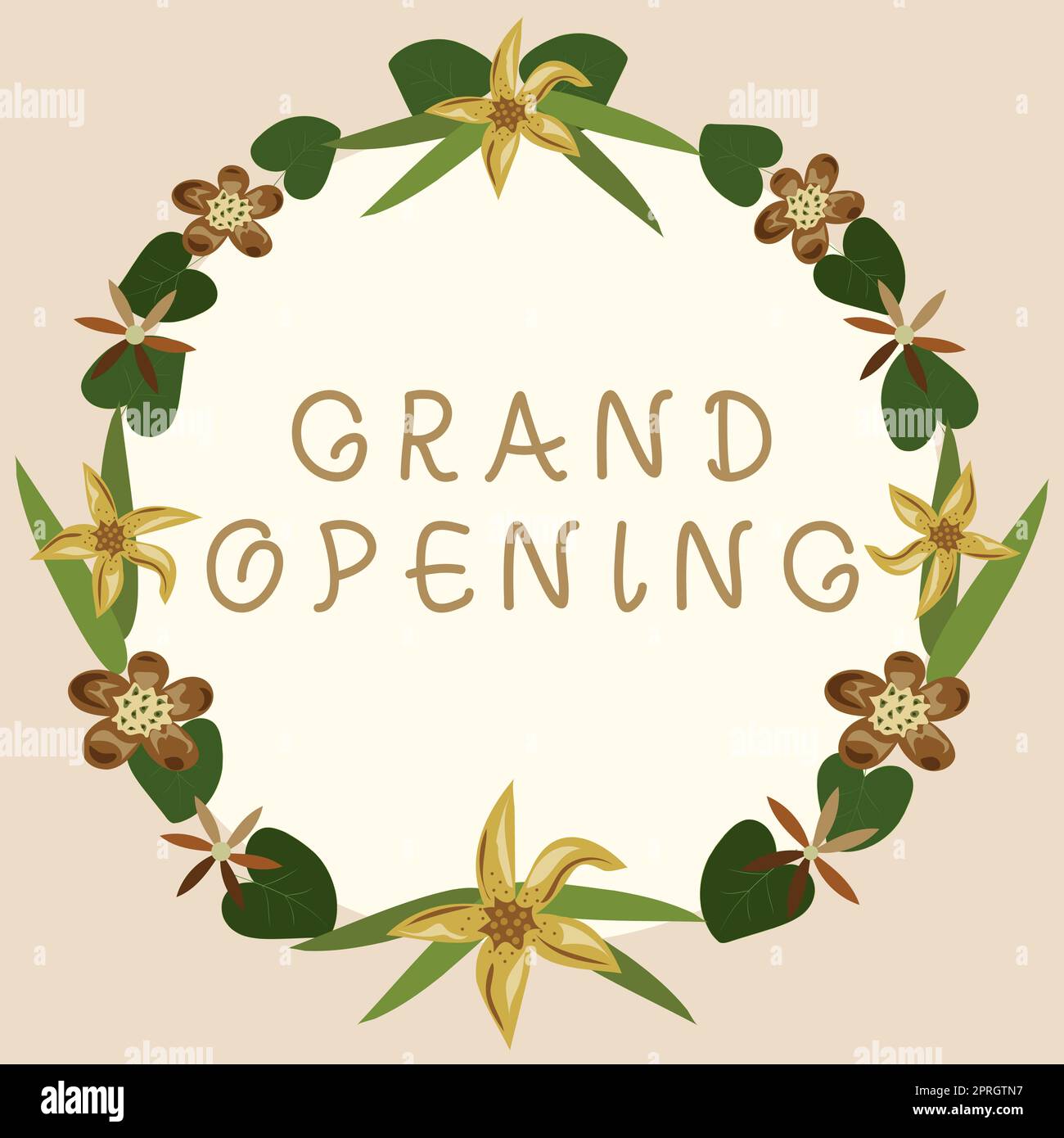 Text sign showing Grand Opening, Word for Ribbon Cutting New Business ...