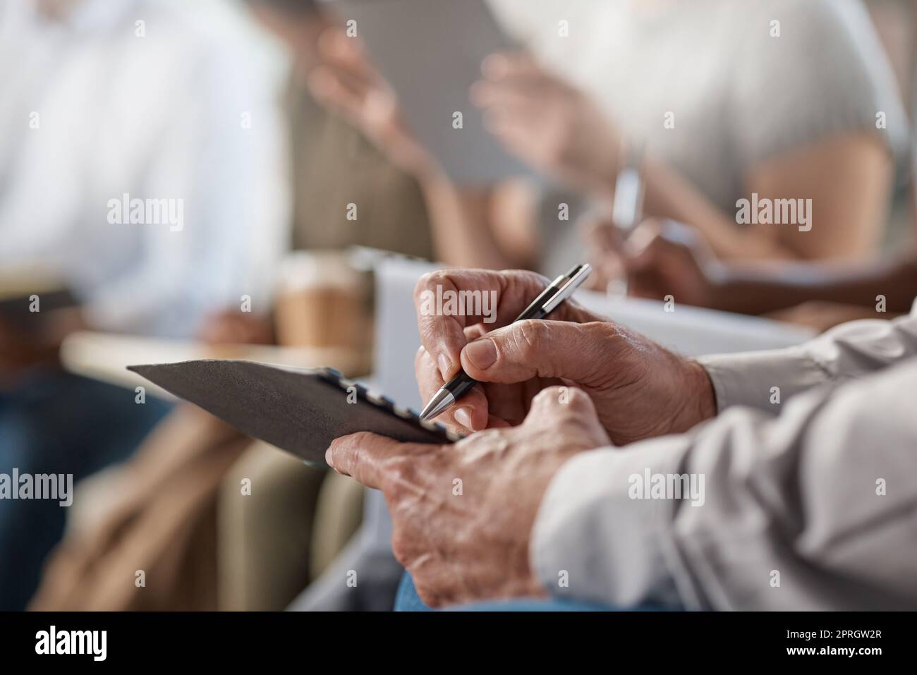 There are so many important notes to take. an unrecognizable ...