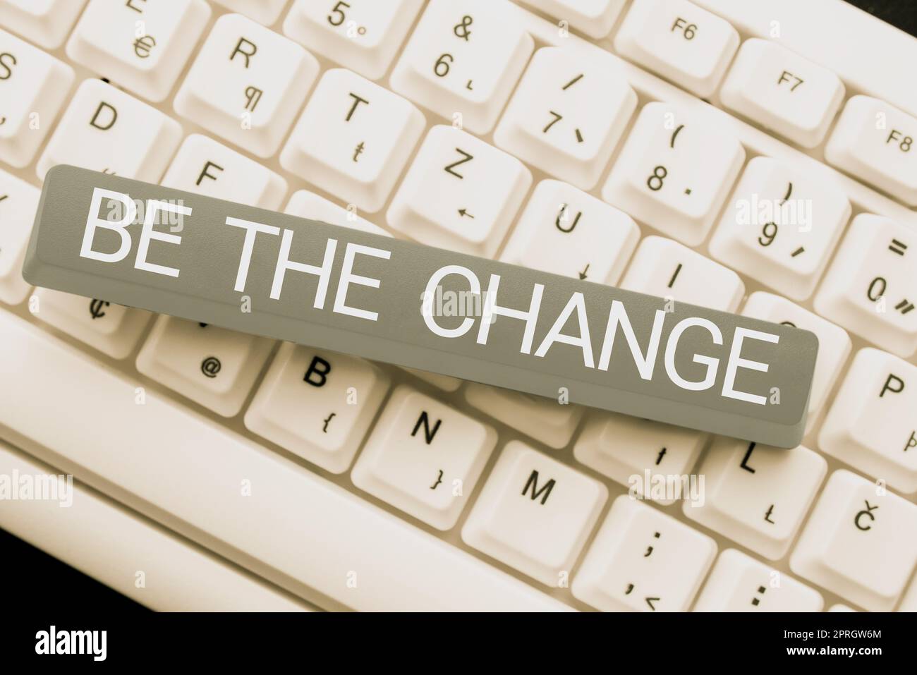 Conceptual caption Be The Change. Internet Concept Make things to ...