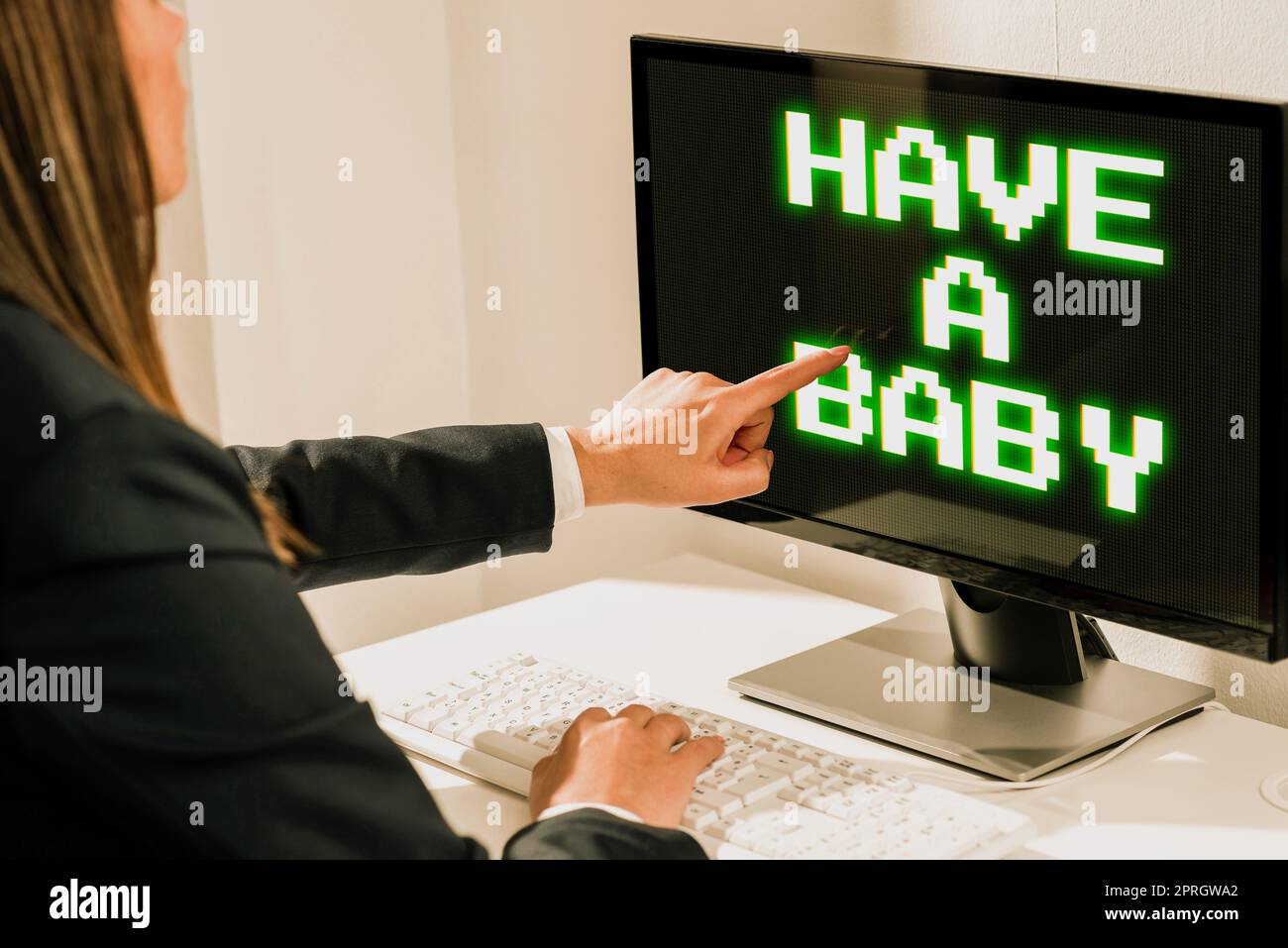 Handwriting text Have A Baby. Concept meaning Advice to get pregnant ...