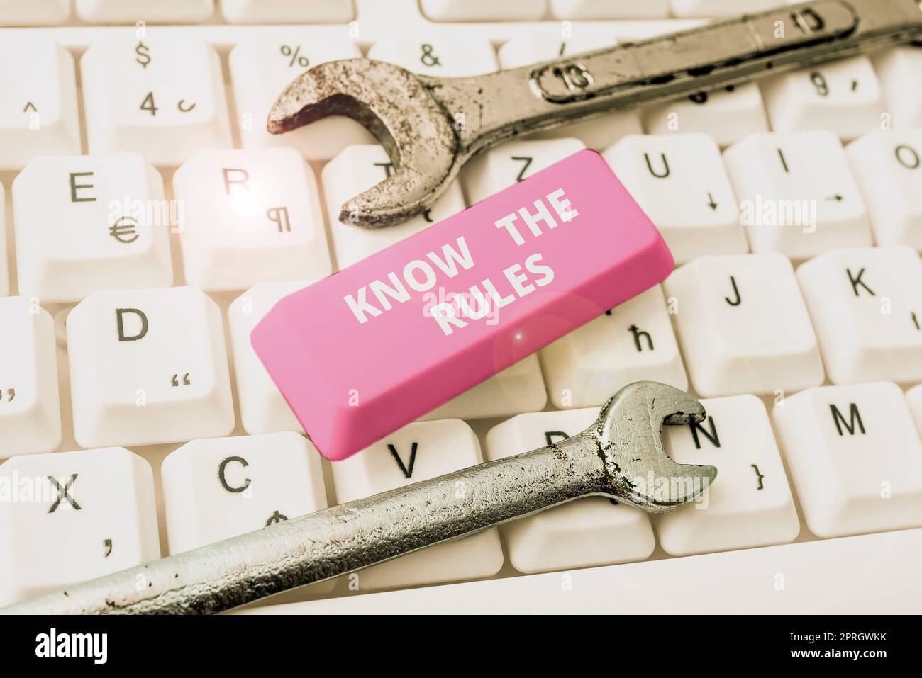 Inspiration showing sign Know The Rules. Conceptual photo Learn the ...