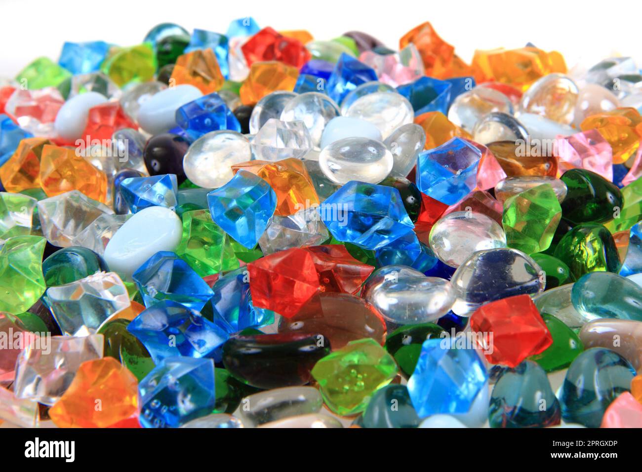 plastic diamonds and beads texture as fashion background Stock Photo ...