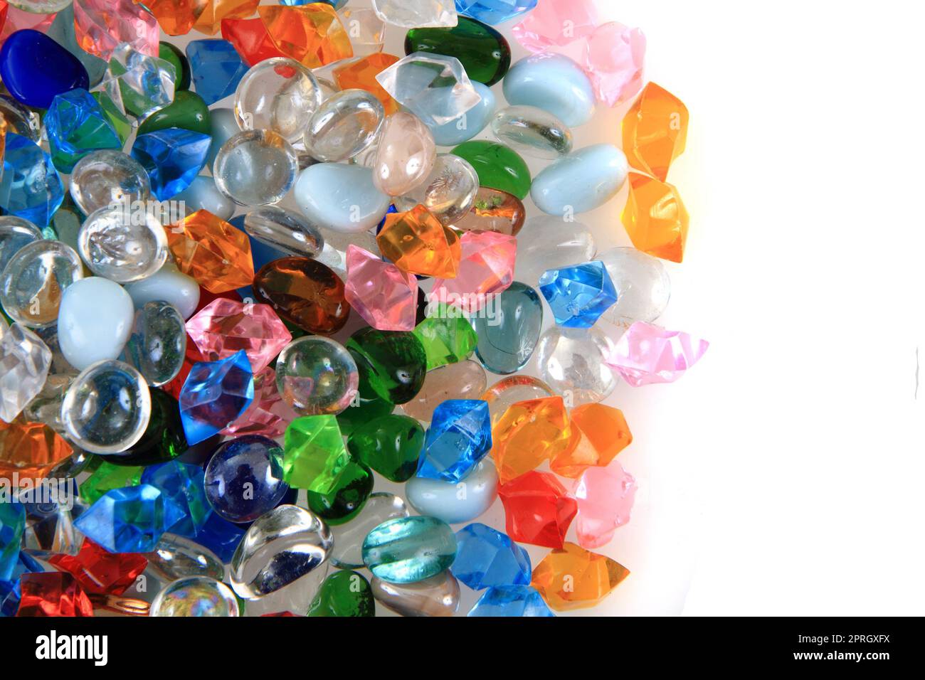 plastic diamonds and beads texture as fashion background Stock Photo ...
