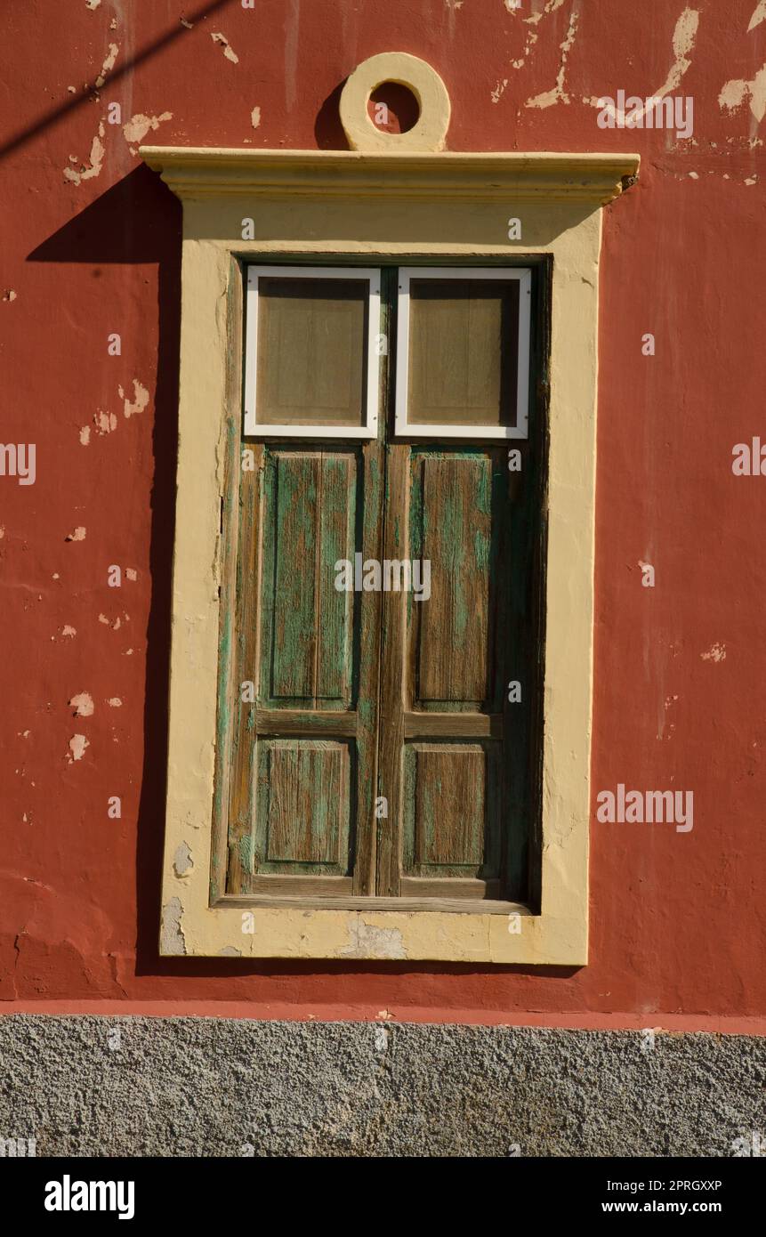 Wooden window of a house Stock Photo - Alamy