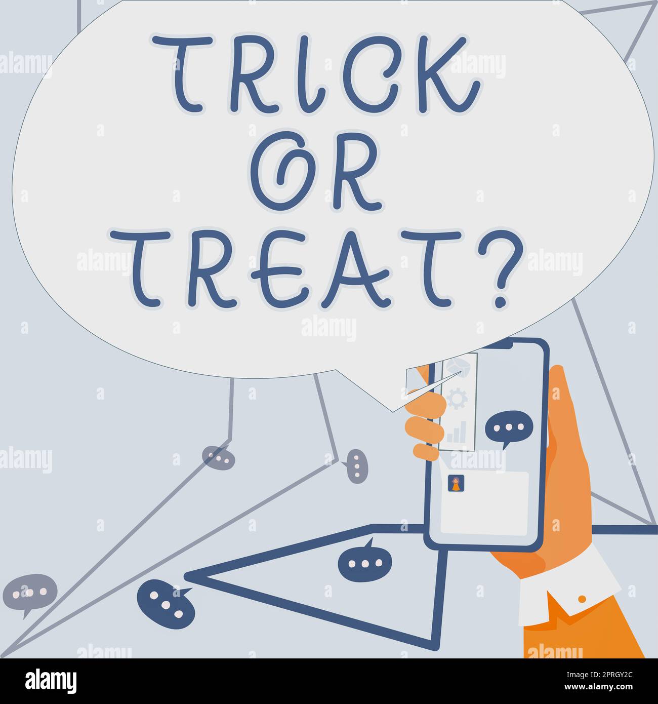 Text caption presenting Trick Or Treat, Business approach Halloween ...