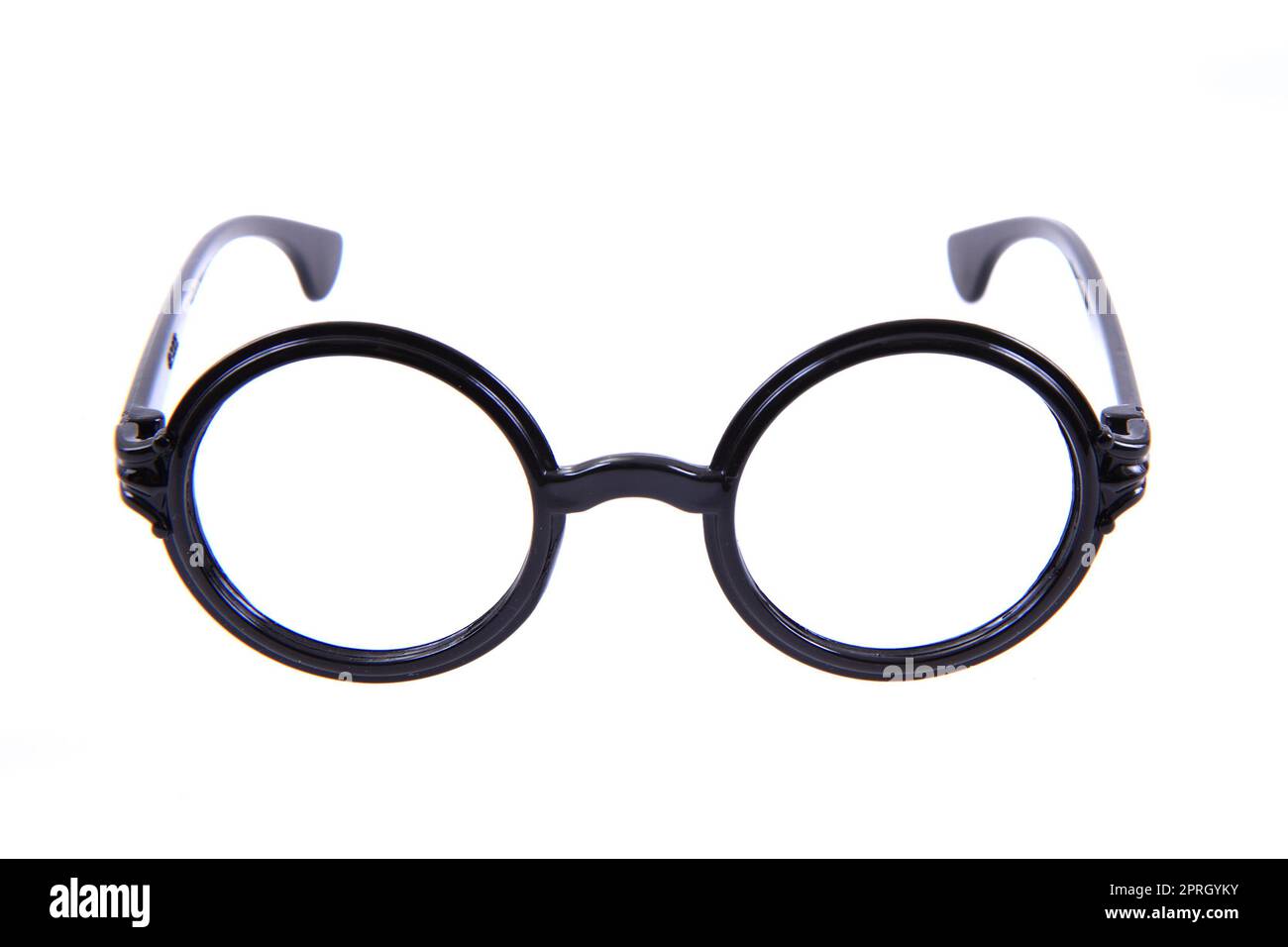 circle glasses isolated on the white background Stock Photo - Alamy