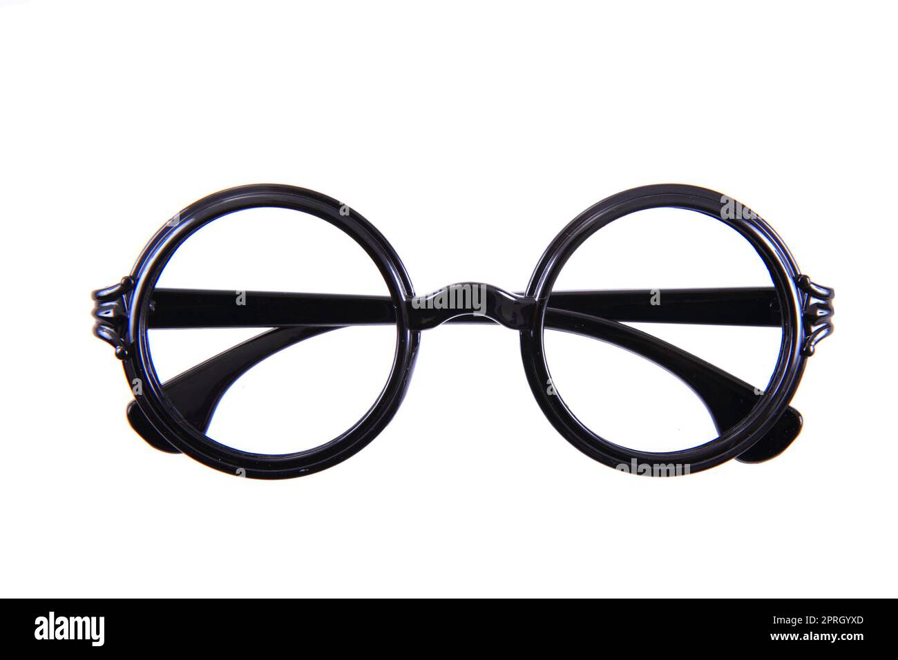 circle glasses isolated on the white background Stock Photo - Alamy