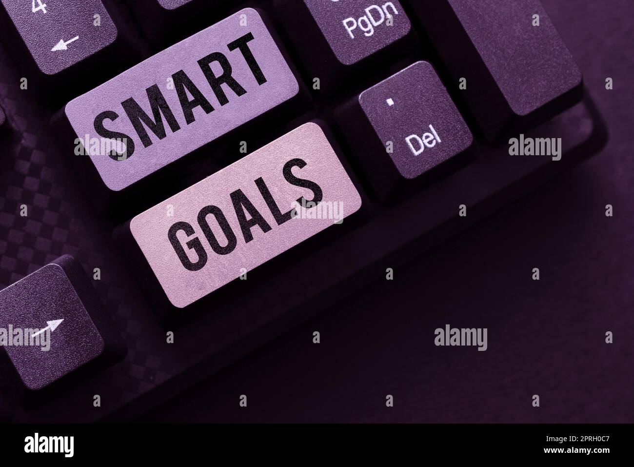 Text caption presenting Smart Goals, Conceptual photo mnemonic used as ...