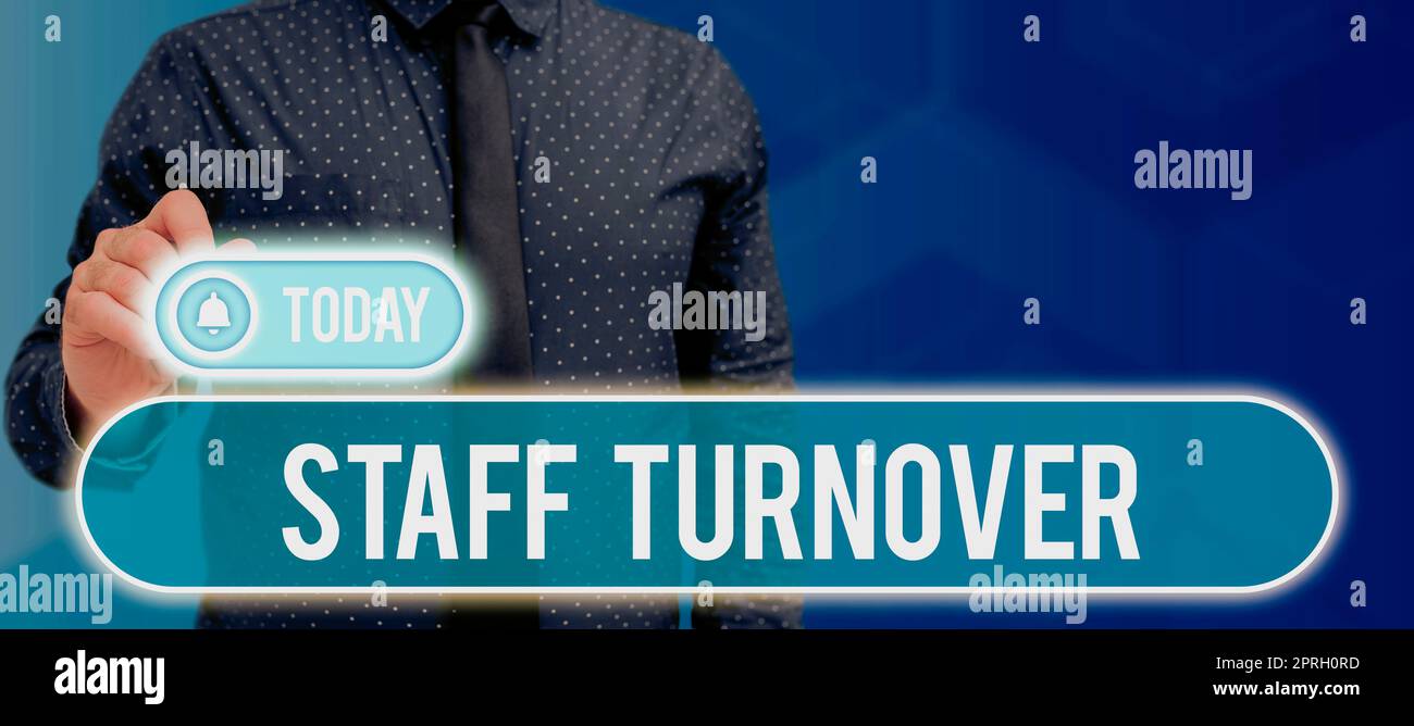 Handwriting text Staff TurnoverThe percentage of workers that replaced ... Handwriting text Staff TurnoverThe percentage of workers that replaced ...