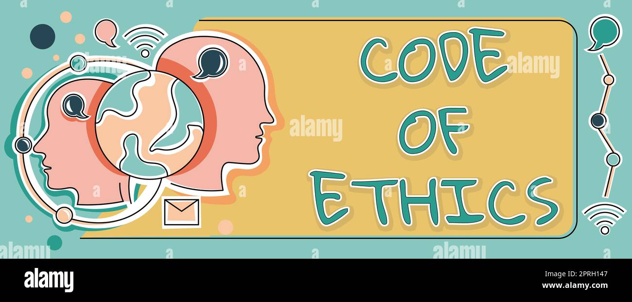 Conceptual caption Code Of Ethics, Conceptual photo Moral Rules Ethical ...