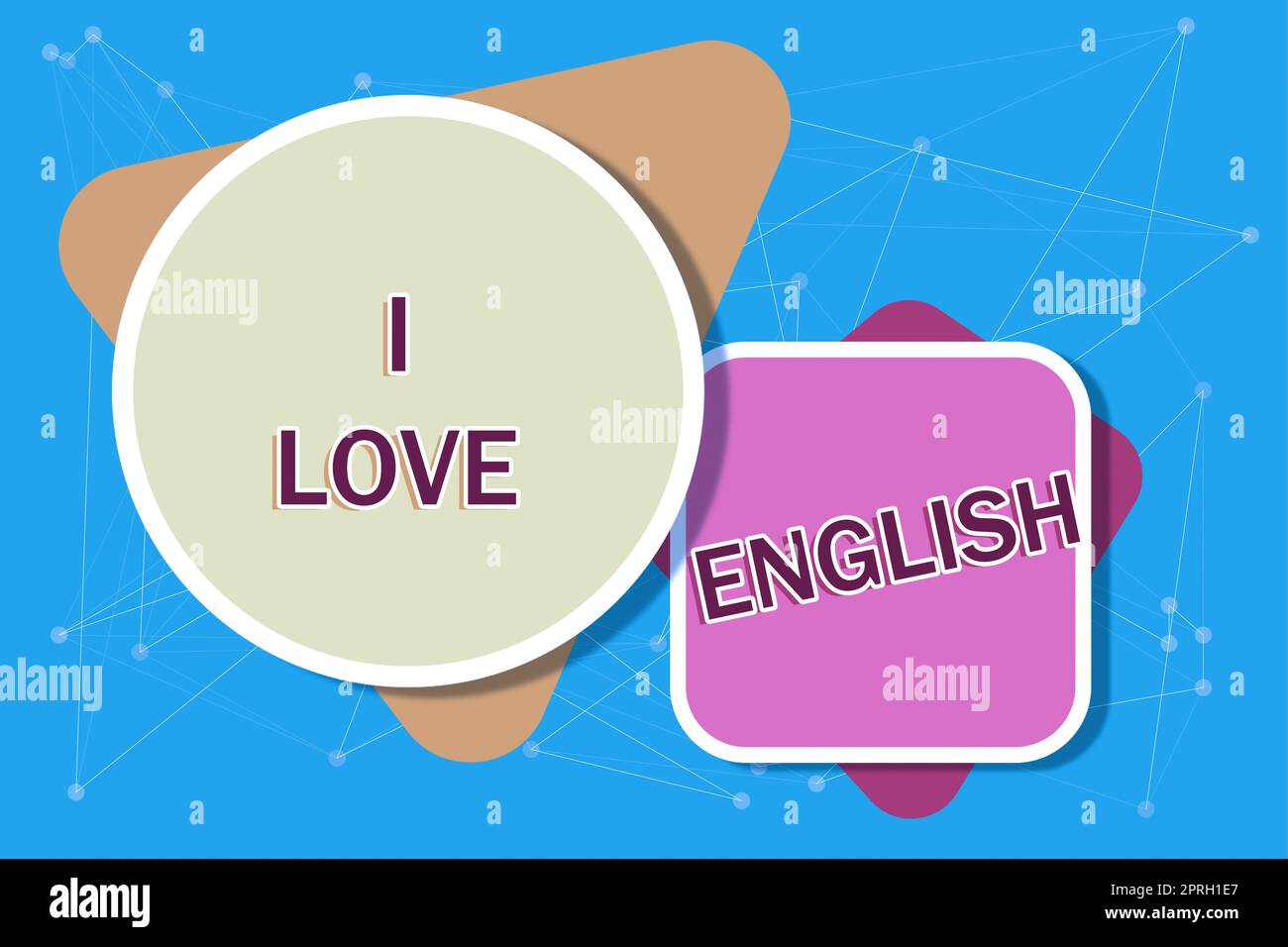 Inspiration showing sign I Love English, Conceptual photo To have ...