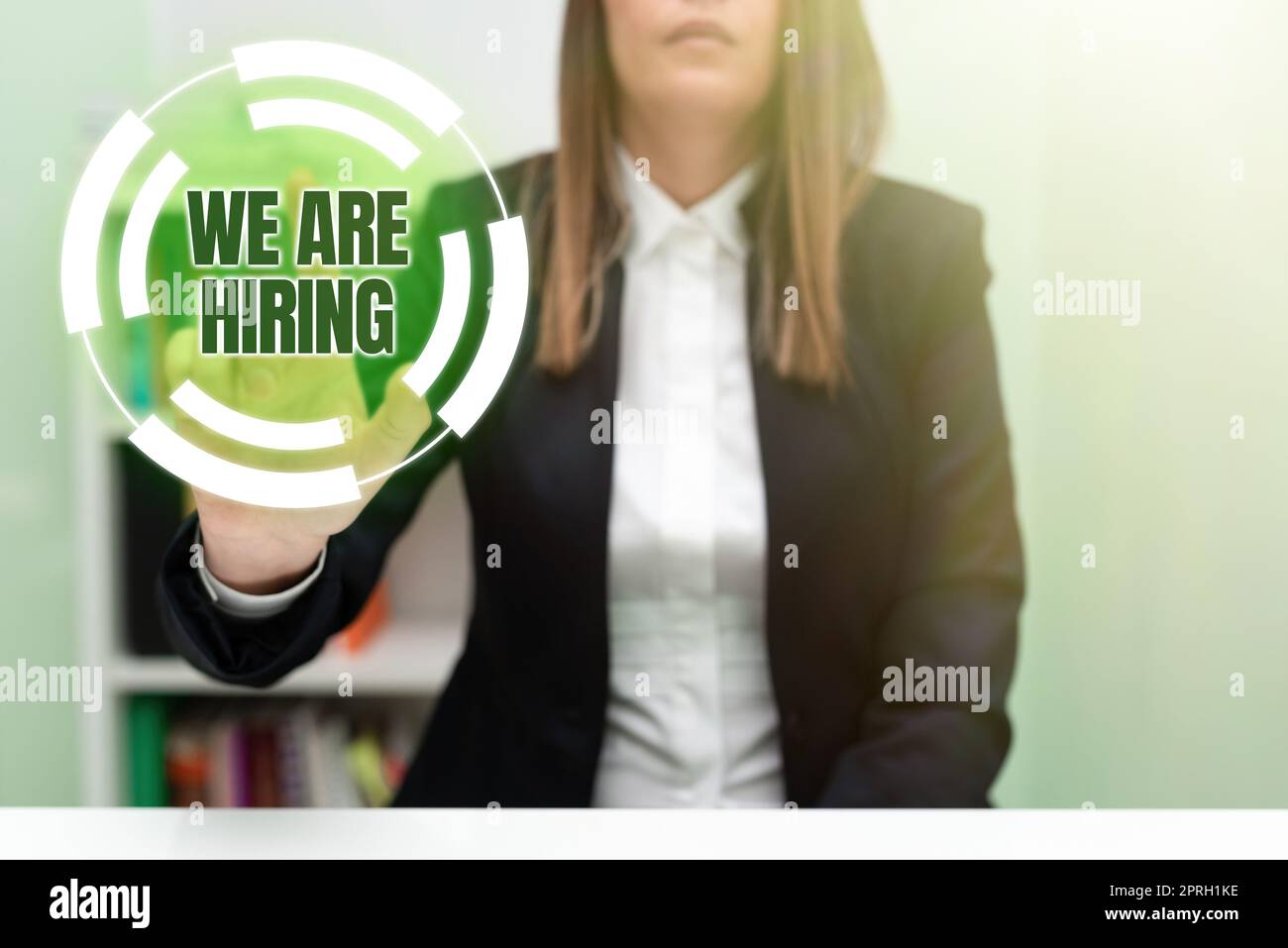Conceptual caption We Are Hiring. Business concept Workforce Wanted HR ...