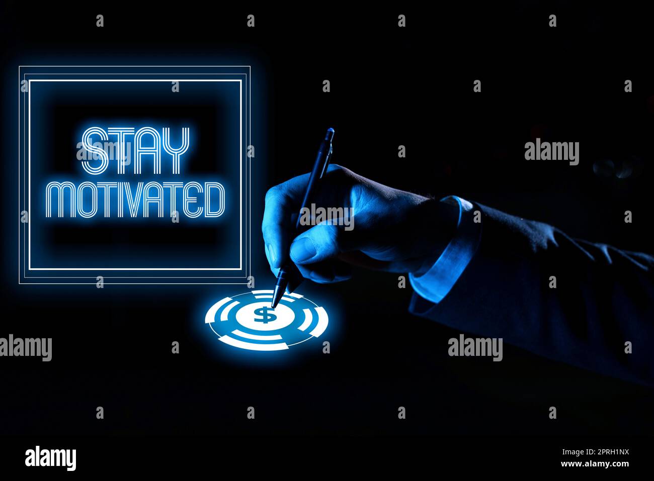 Text sign showing Stay MotivatedReward yourself every time you reach a ...