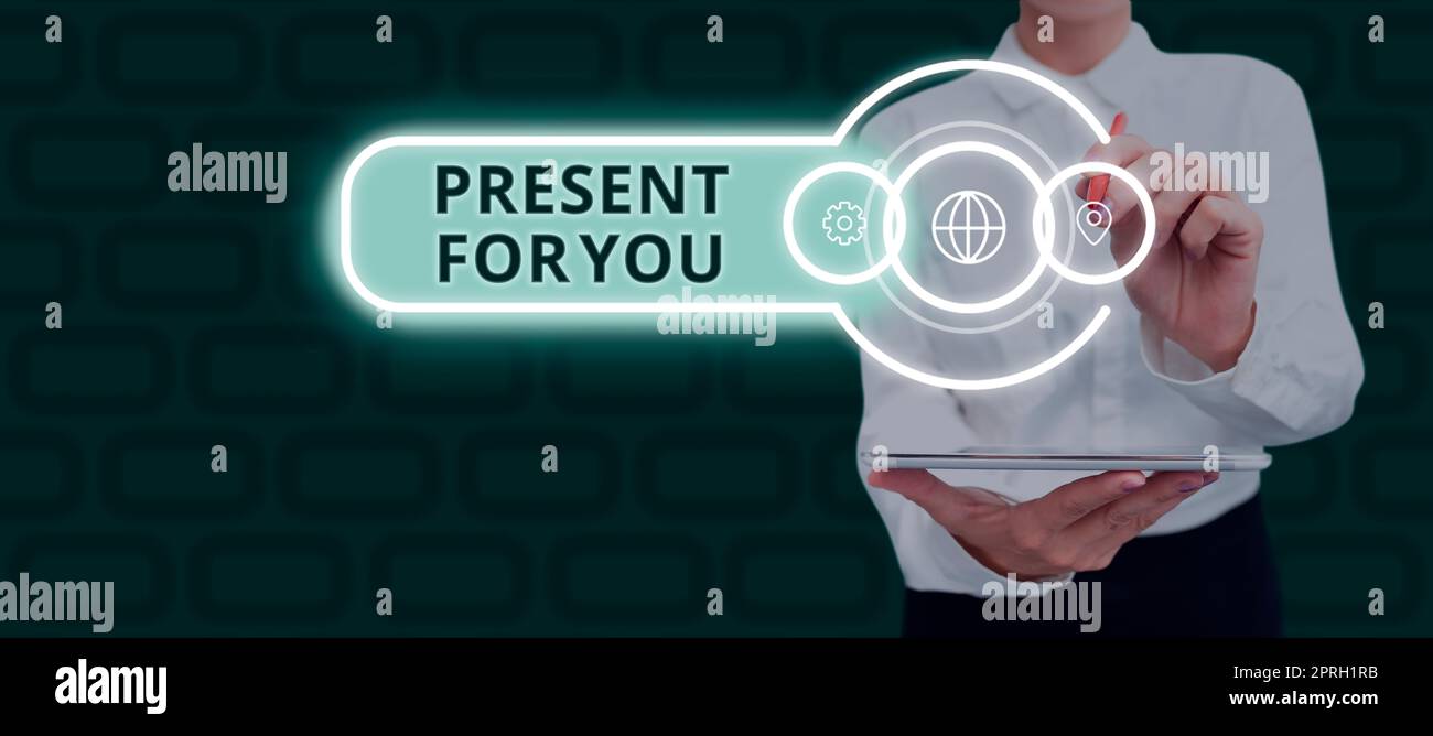 Inspiration showing sign Present For You. Word Written on To receive a ...