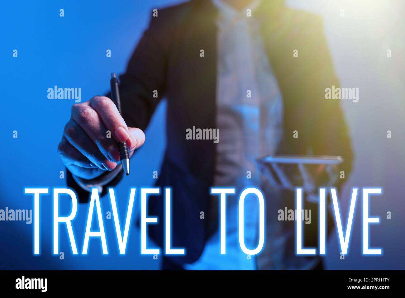 Conceptual display Travel To Live. Internet Concept Get knowledge and ...