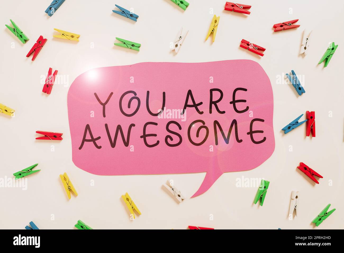 Conceptual display You Are Awesome. Word Written on To have a great ...