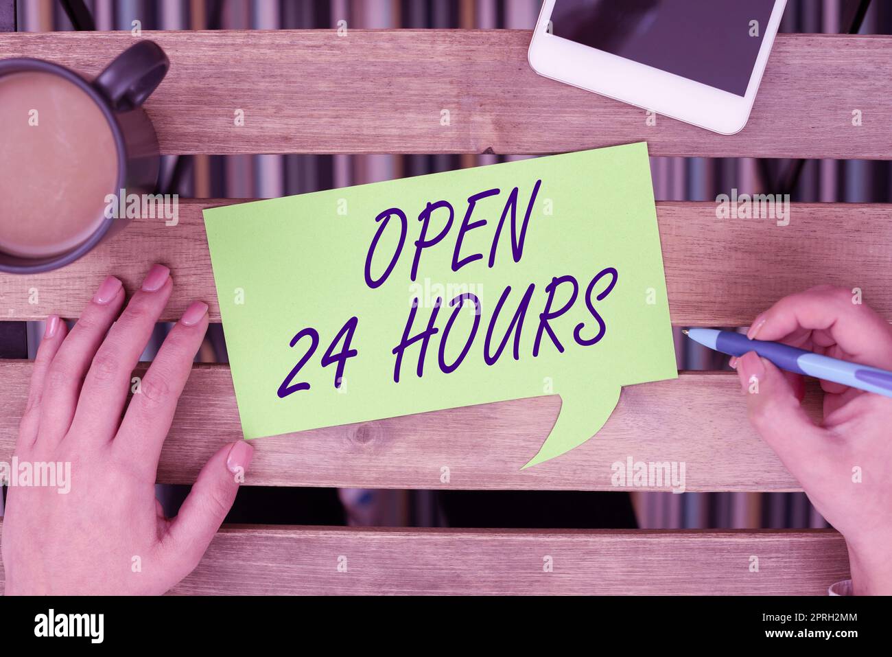 Conceptual caption Open 24 Hours. Conceptual photo Working all day ... Conceptual caption Open 24 Hours. Conceptual photo Working all day ...