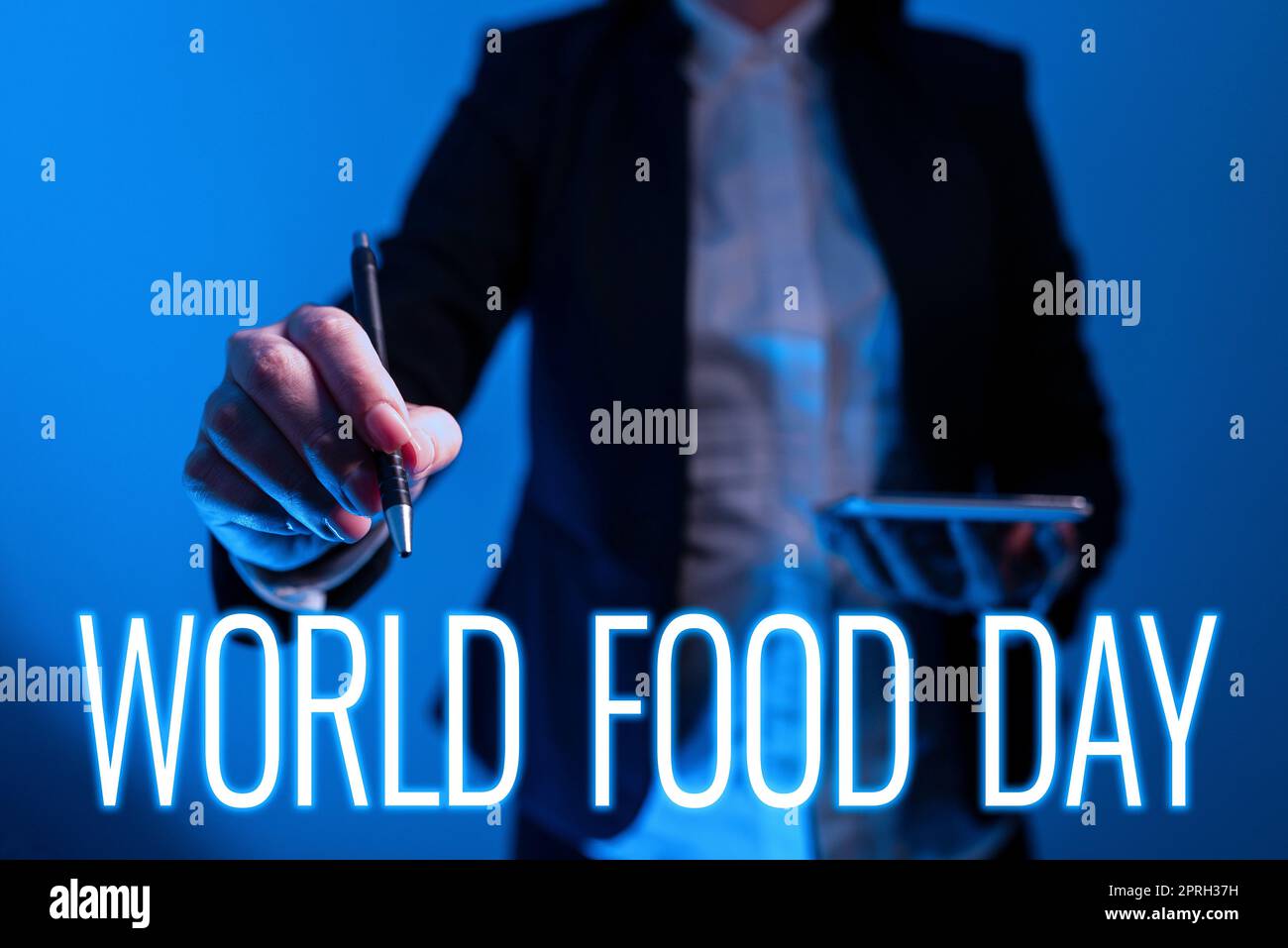 Text showing inspiration World Food Day. Internet Concept World day of ...