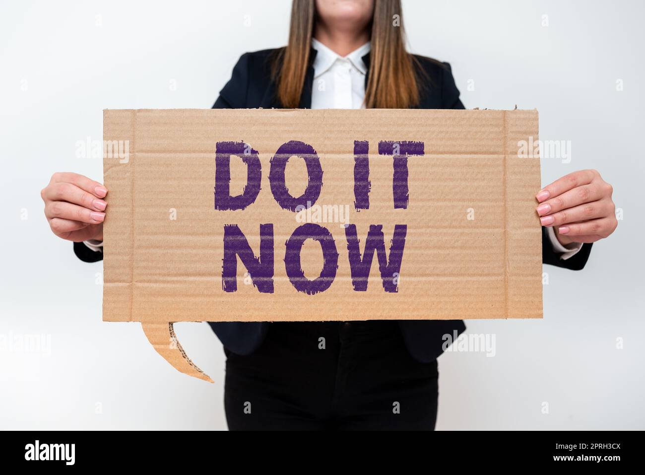 Sign displaying Do It Now. Conceptual photo Respond Immediately ...